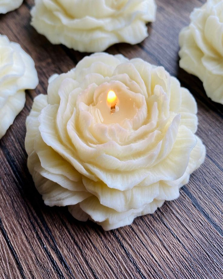 Peony Flower Candle🌸 – Candleit